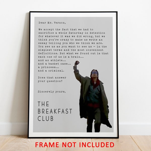 The Breakfast Club - Etsy