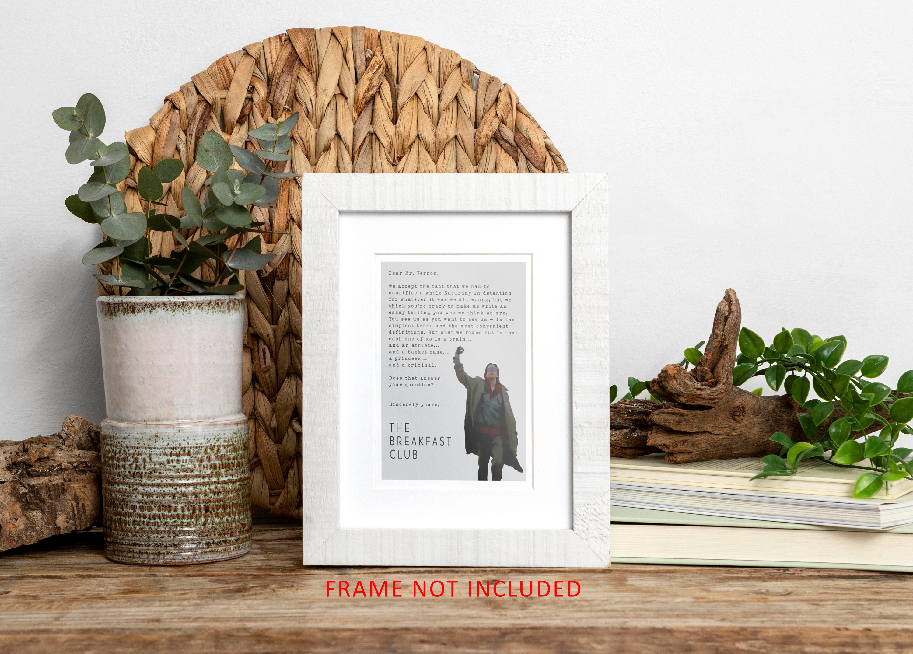The Breakfast Club Movie Quote Print: Final Essay Art - Etsy