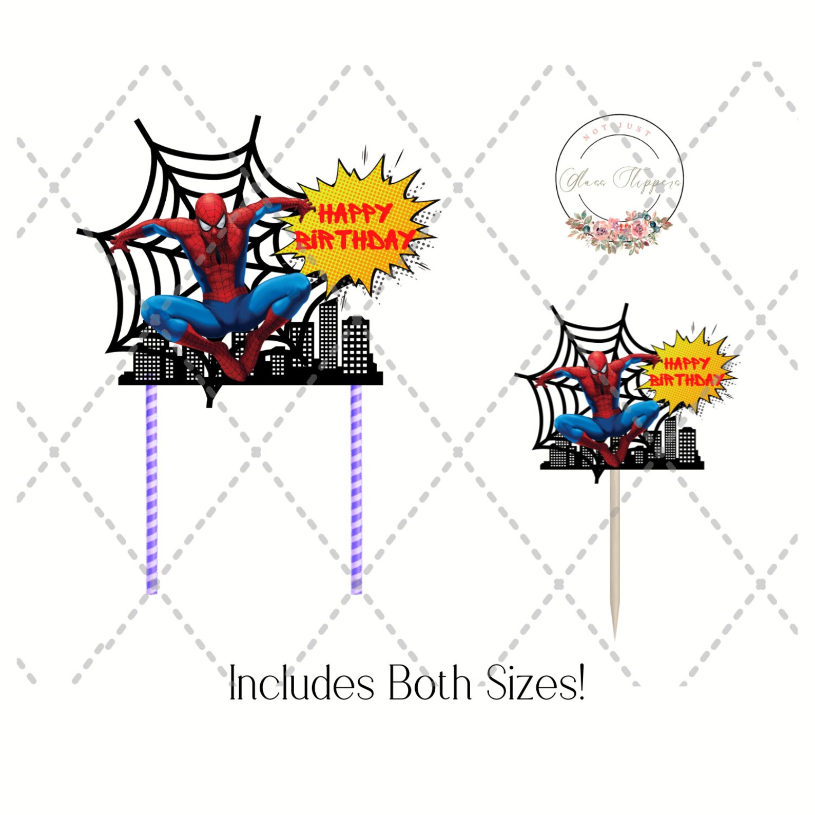 Printable Spidey Inspired Cake & Cupcake Topper-digital - Etsy