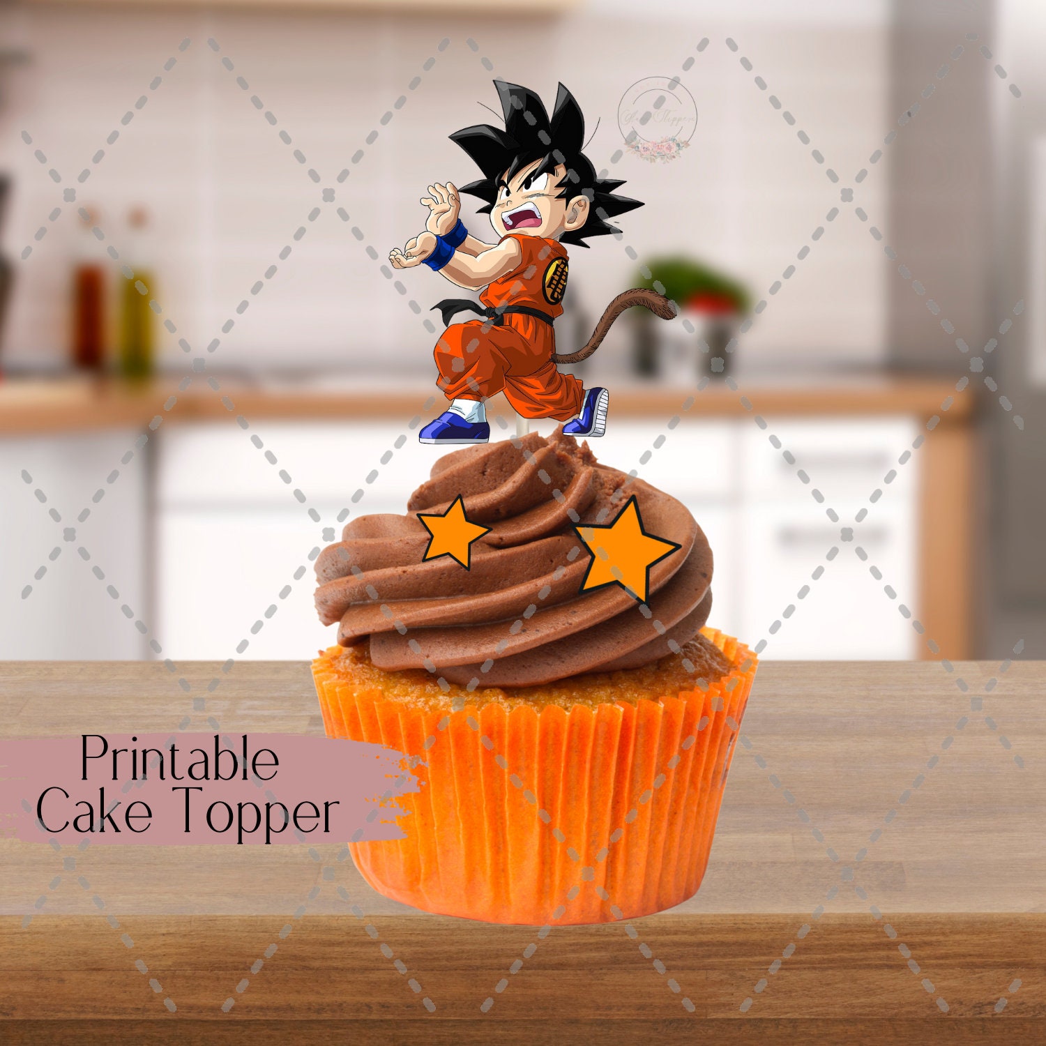 Printable Anime Inspired Cake & Cupcake Topper-digital - Etsy