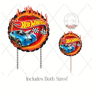 Printable Car Inspired Cake & Cupcake Topper-digital Download-print ...