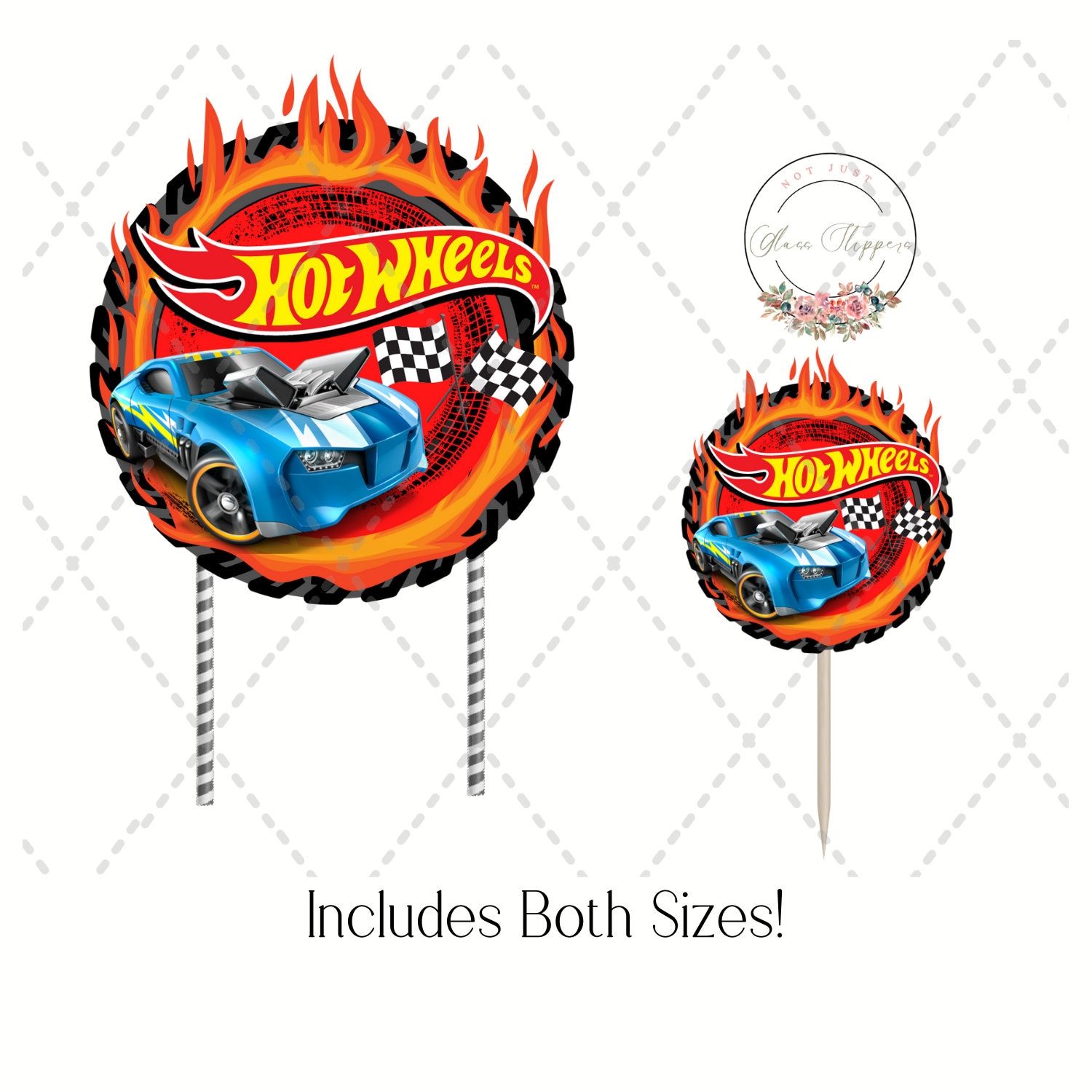 Printable Car Inspired Cake & Cupcake Topper-digital Download-print ...