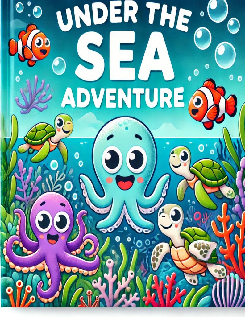 Under the Sea Printable Activity Pack 8 Fun Pages for Kids: Colouring ...