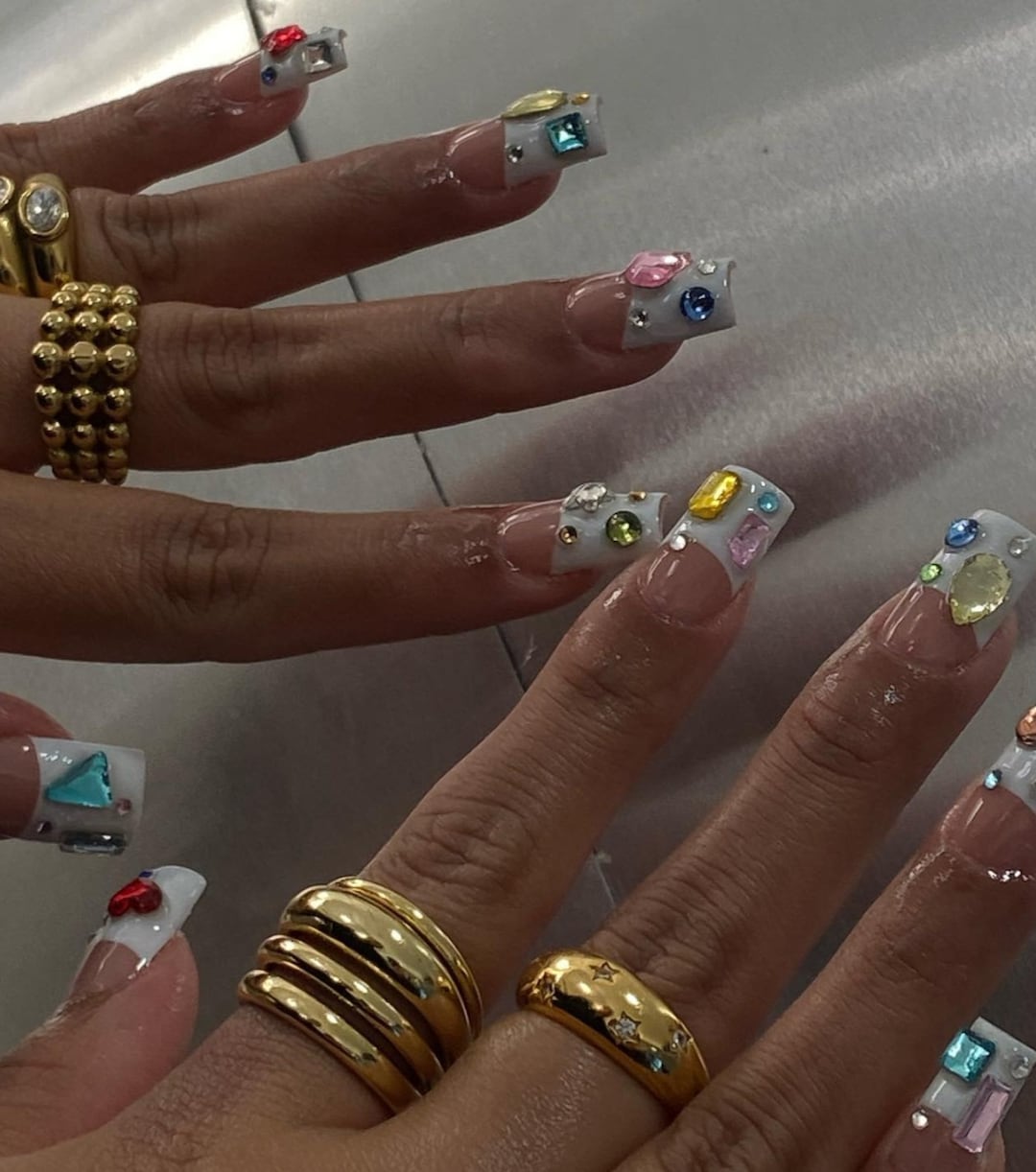 Luxury Custom Nails/ Free Style/ Long Nails/ Party Nails/ Y2k Nails/ 3D ...