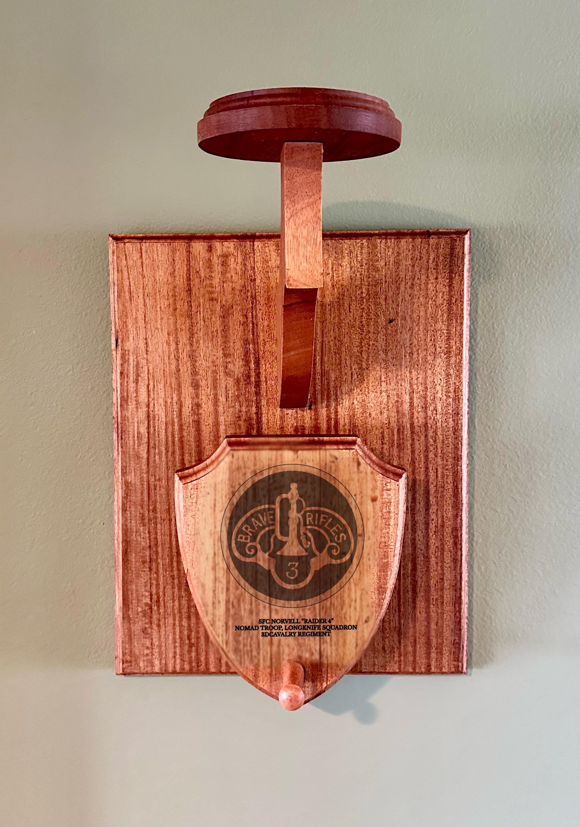 Personalized Cavalry Stetson, Saber & Spurs Wood Display Wall Plaque - Etsy