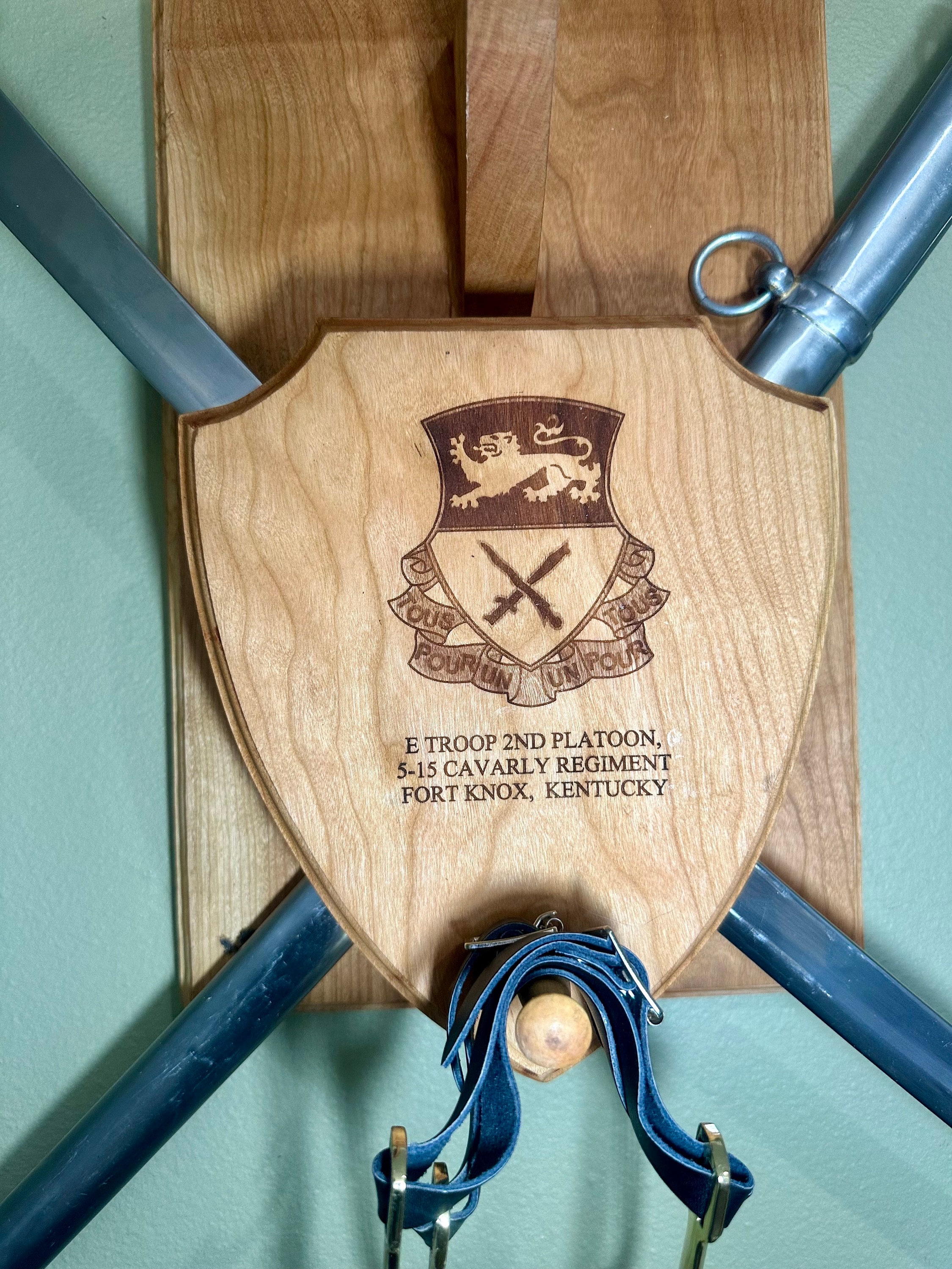 Personalized Cavalry Stetson, Saber & Spurs Wood Display Wall Plaque - Etsy