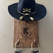 Personalized Display for Stetson. Cavalry Hat and Spurs Plaque. Cowboy ...