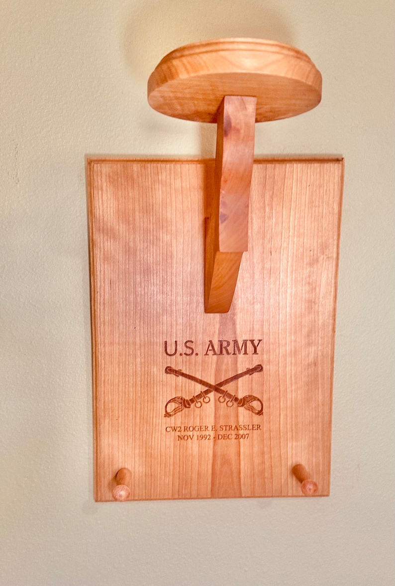 Personalized Display for Stetson. Cavalry Hat and Spurs Plaque. Cowboy ...