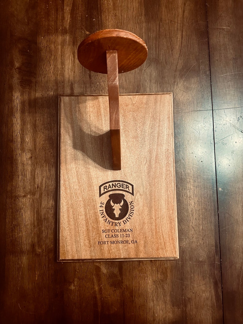 Personalized Display for Stetson. Cavalry Hat and Spurs Plaque. Cowboy ...