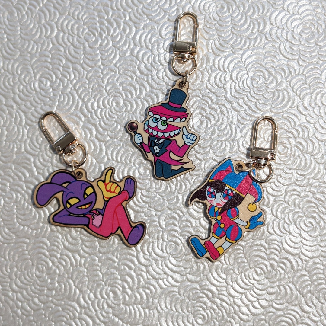 The Amazing Digital Circus Keychain Charms || TADC || Wooden 2" - Etsy