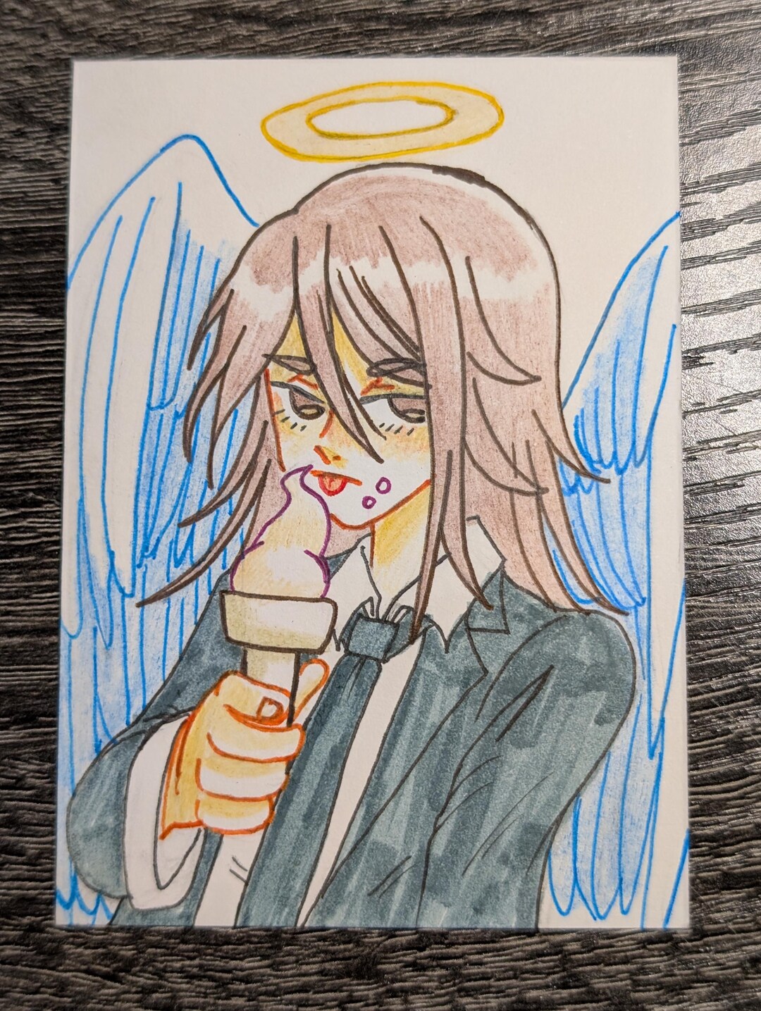 Reze, Makima, Angel Devil Handdrawn Photocards || Chainsaw Man - Etsy