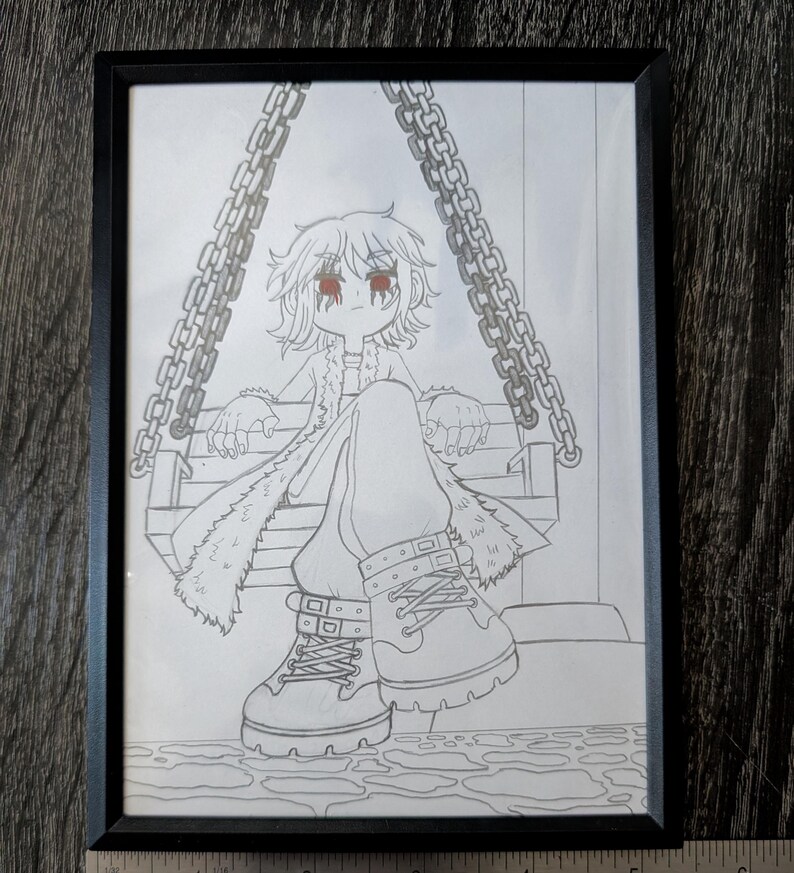 8" X 6" Custom Black and White OC Sketch Commissions - Etsy