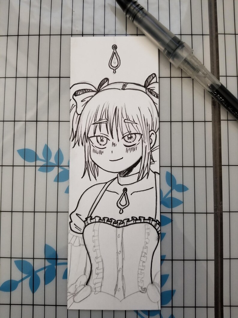8" X 6" Custom Black and White OC Sketch Commissions - Etsy