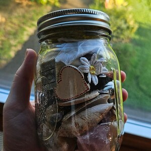 Magpie Mystery Jar | Found Object Crow Collection - Trinkets, Treasures ...