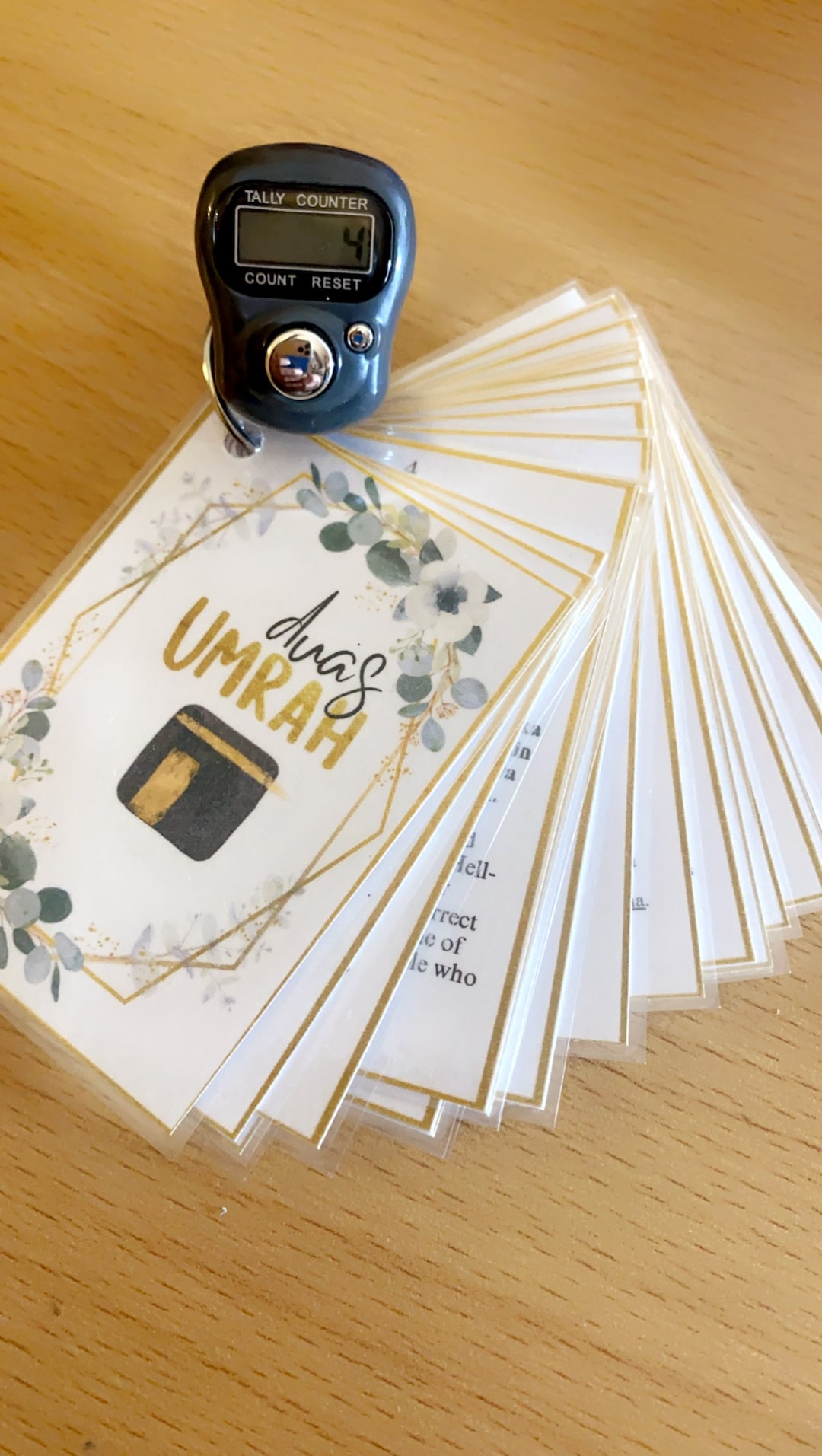 Umrah Cards in Keyring With Tasbeeh Counter Zikr Gift - Etsy