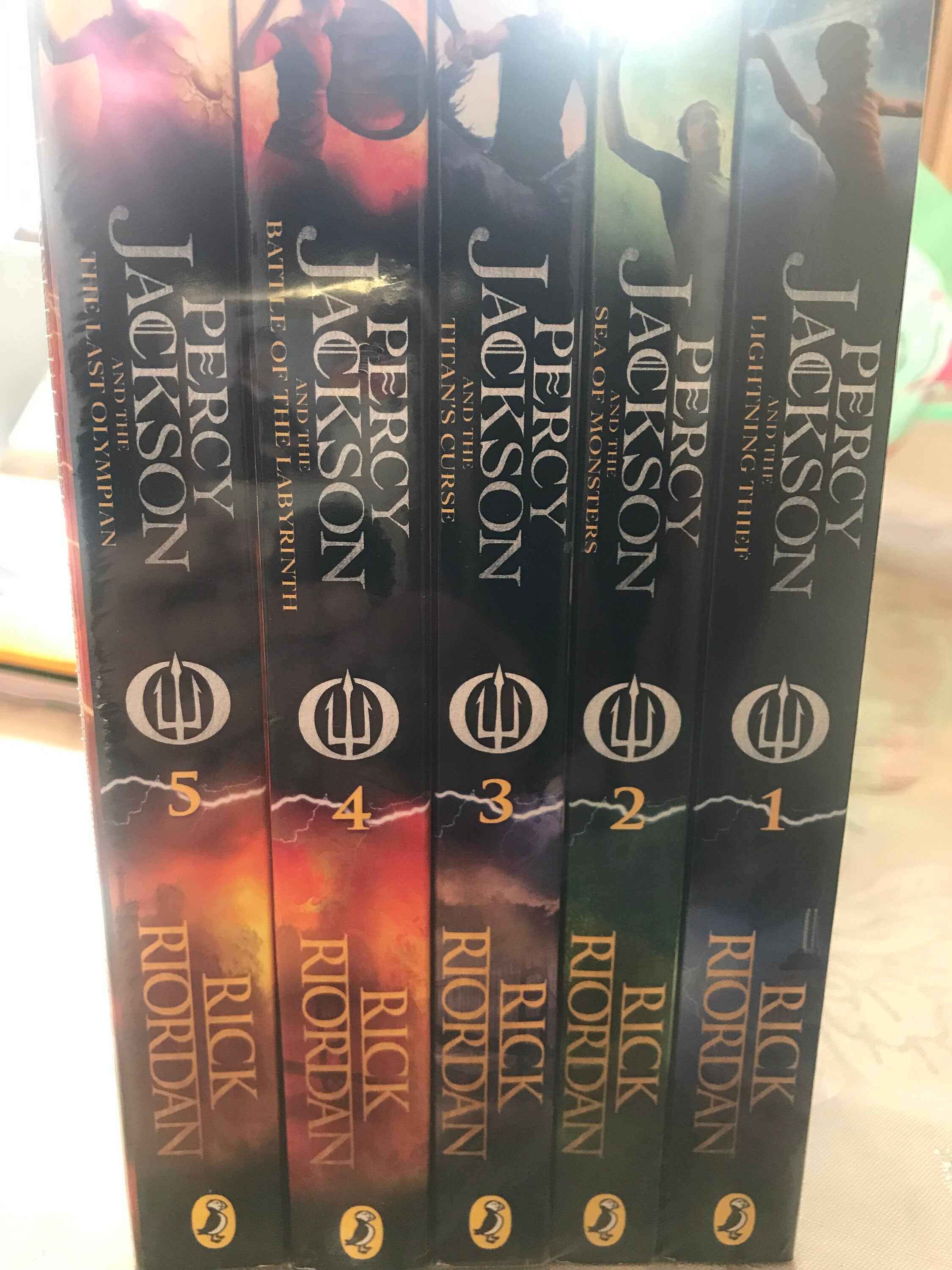 Percy Jackson Book Set