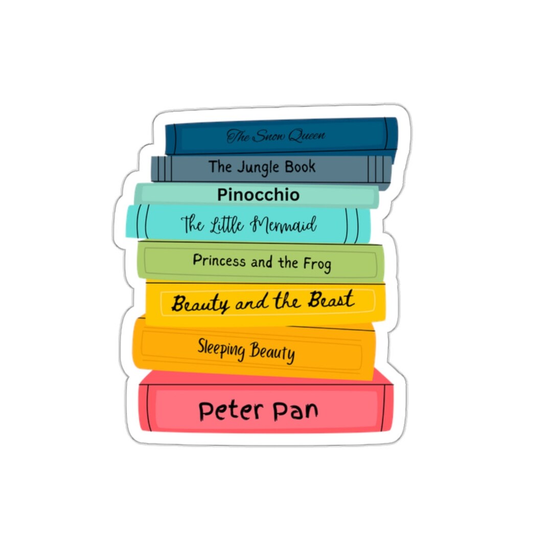 Fantasy Book Stack Sticker - Etsy
