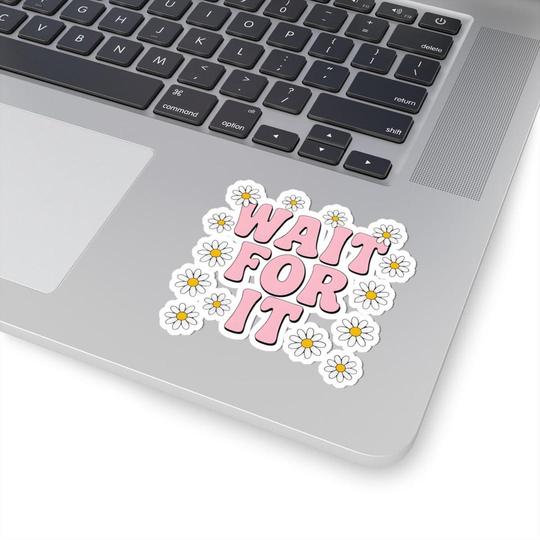 Cute & Fun Floral Hamilton Kiss-cut Stickers, Perfect for Laptops and ...