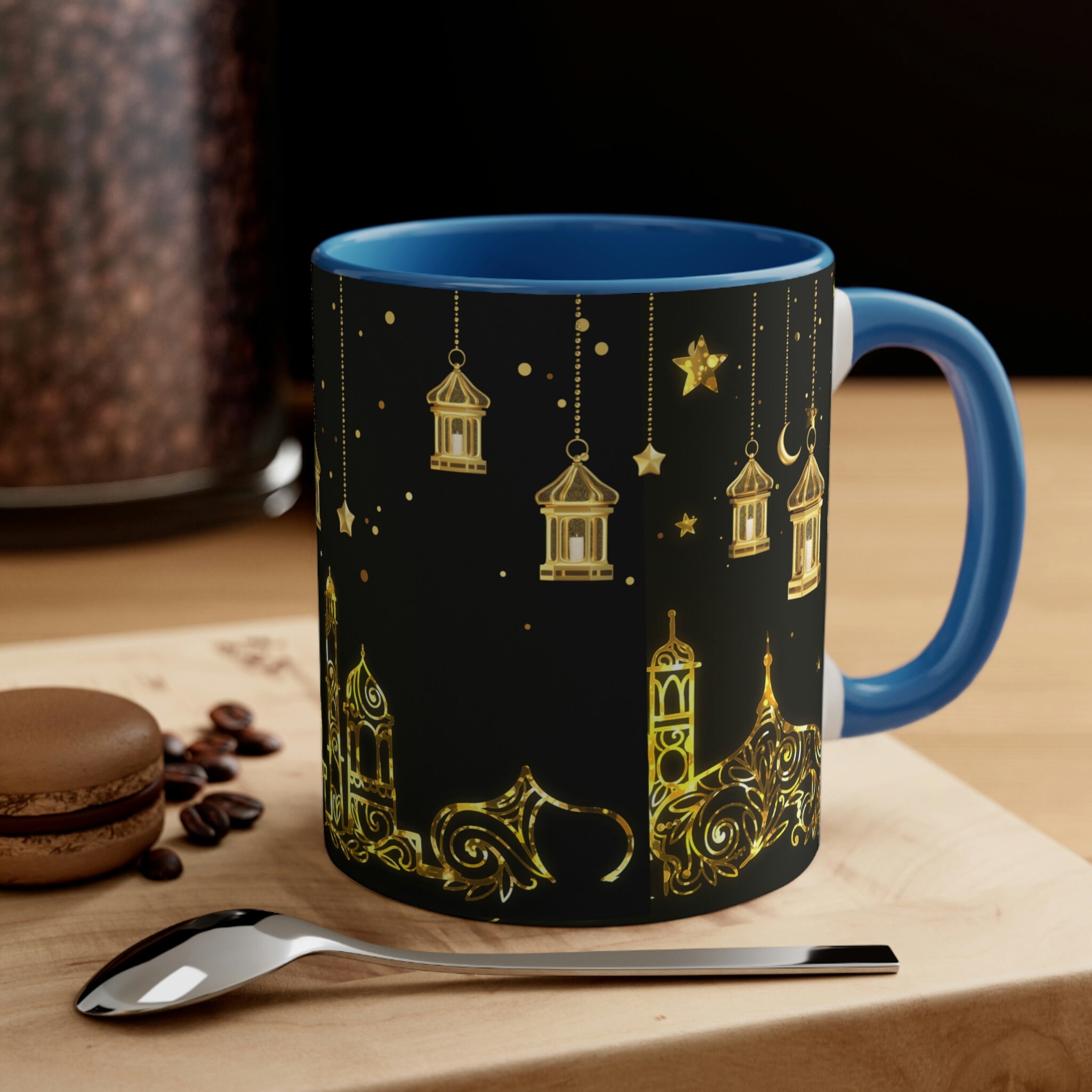 Ramadan Accent Coffee Mug 11oz, Featuring Ramadan Mosque Pattern 5 ...