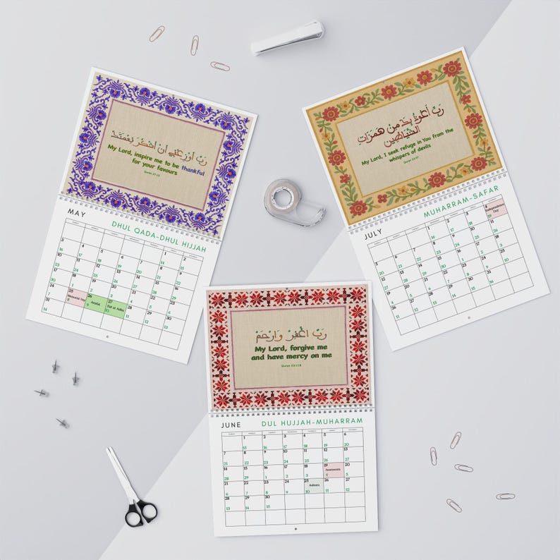2026 February (ramadan) to 2027 January Islamic Calendar With Gregorian ...
