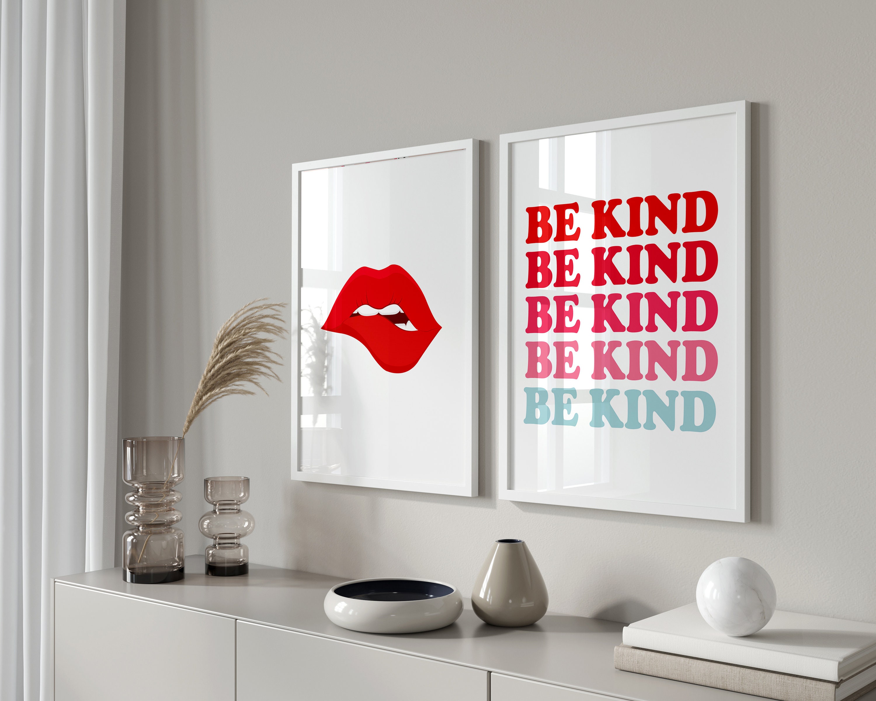 Preppy Wall Decor Set of 9 Preppy Poster Throwback Art - Etsy