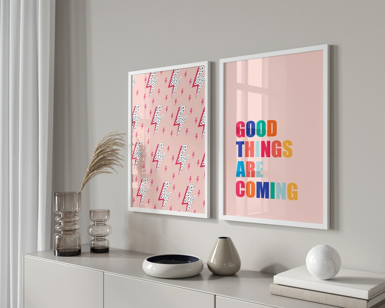 Preppy Wall Decor Set of 9 Preppy Poster Throwback Art - Etsy