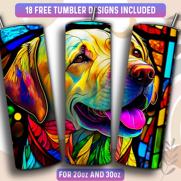 Black Labrador Stained Glass - Etsy