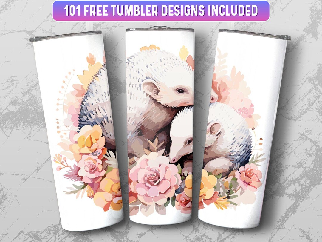 Armadillo Tumbler Wrap PNG, 20 Oz Skinny Tumbler Wrap Sublimation Design, Instant Download (+101 ...