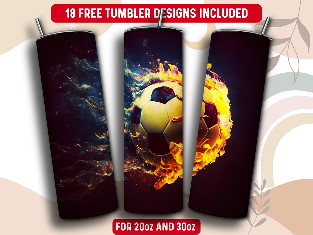 Soccer Tumbler Wrap PNG, Soccer Mom 20 Oz Skinny Tumbler Sublimation ...