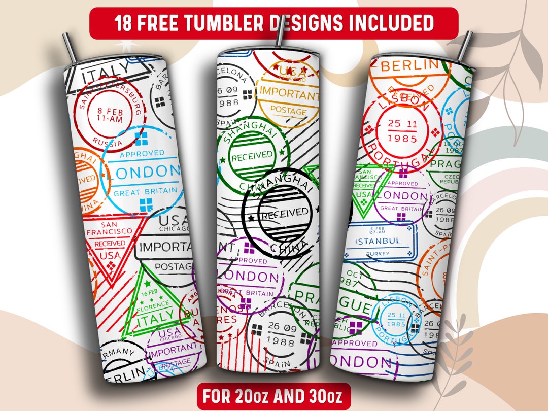 Postman Tumbler Wrap PNG, Postal Worker 20 Oz Skinny Tumbler ...