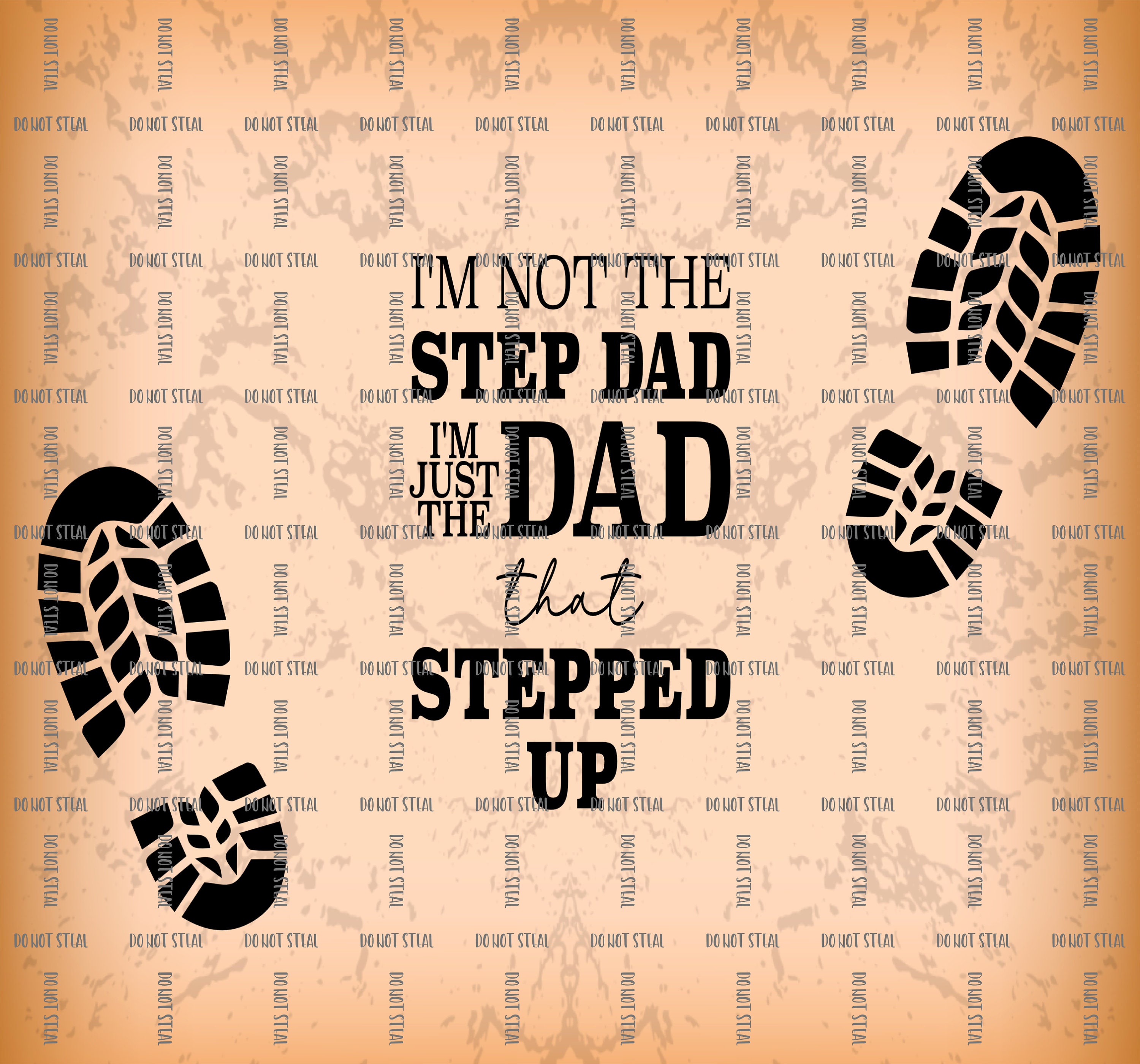 Step Dad Tumbler Wrap PNG Design 20 Oz Skinny Tumbler Sublimation ...