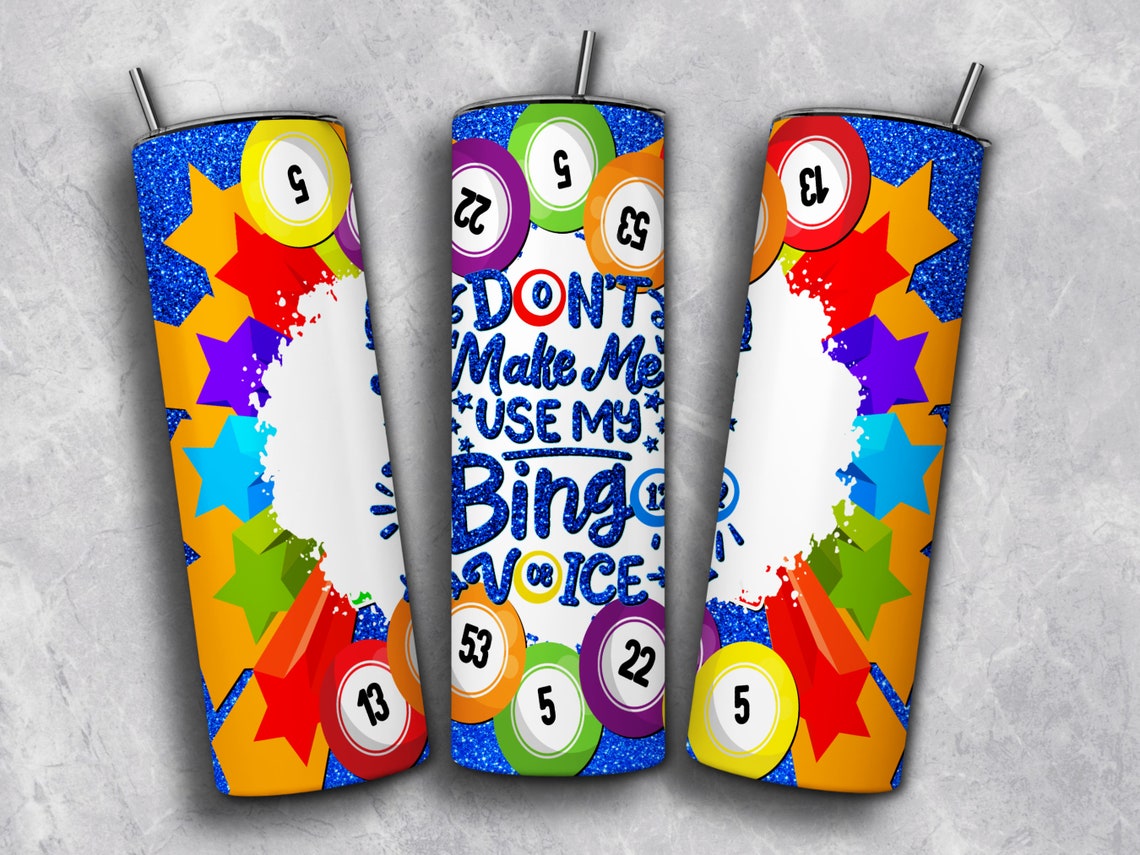 Bingo Tumbler Wrap Bundle PNG Bingo Bundle 20 Oz Skinny - Etsy