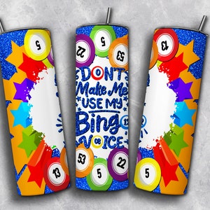 Bingo Tumbler Wrap Bundle PNG Bingo Bundle 20 Oz Skinny - Etsy
