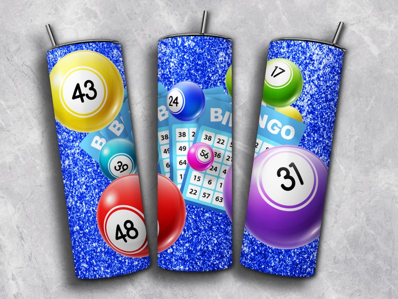 Bingo Tumbler Wrap Bundle PNG Bingo Bundle 20 Oz Skinny - Etsy