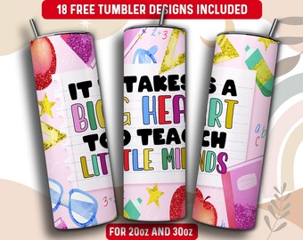 Teacher 20 Oz Skinny Tumbler Png Sublimation Design Download - Etsy