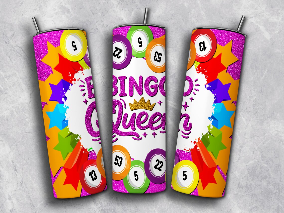 Bingo Tumbler Wrap Bundle PNG Bingo Bundle 20 Oz Skinny - Etsy