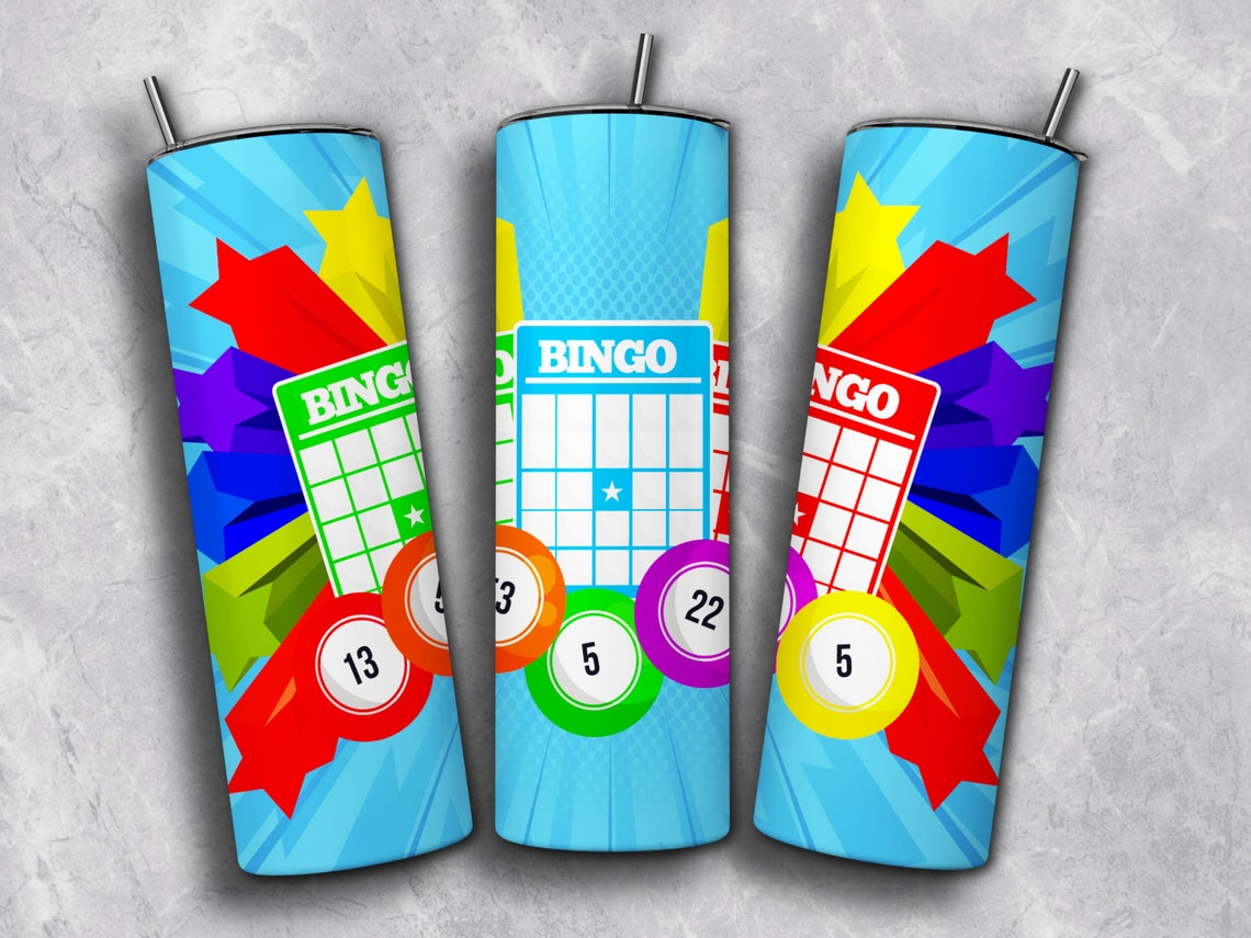 Bingo Tumbler Wrap Bundle PNG Bingo Bundle 20 Oz Skinny - Etsy