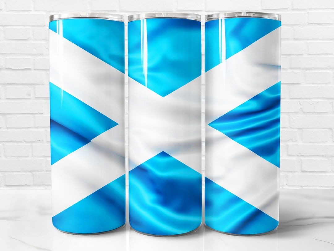 Scotland Tumbler Wrap PNG, Scotland Flag 20 Oz Skinny Tumbler Wrap ...