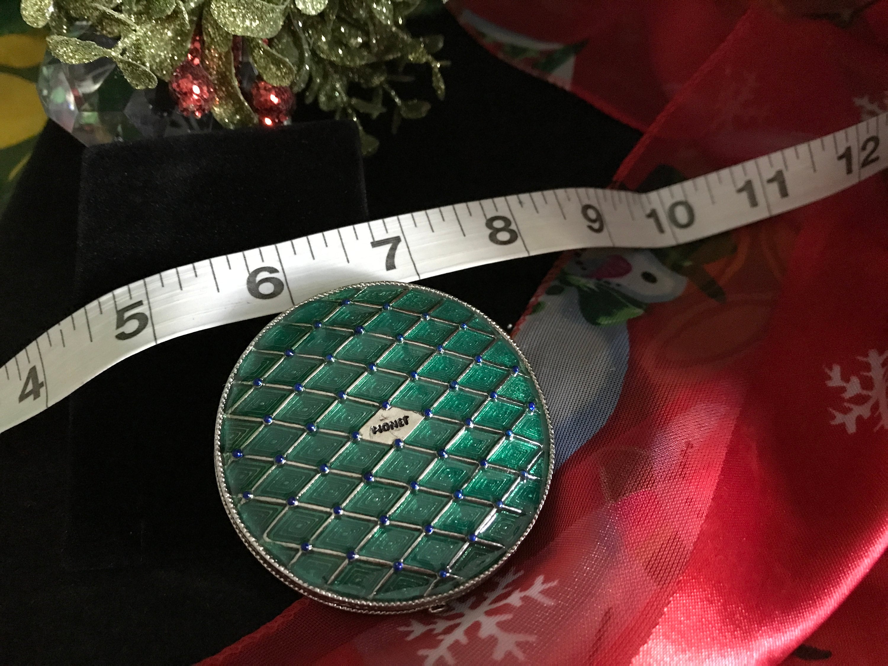 Vintage Monet Christmas Angel Compact IOB - Etsy