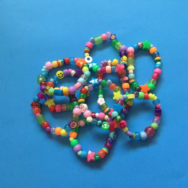 Weirdcore Kandi Bracelet - Etsy
