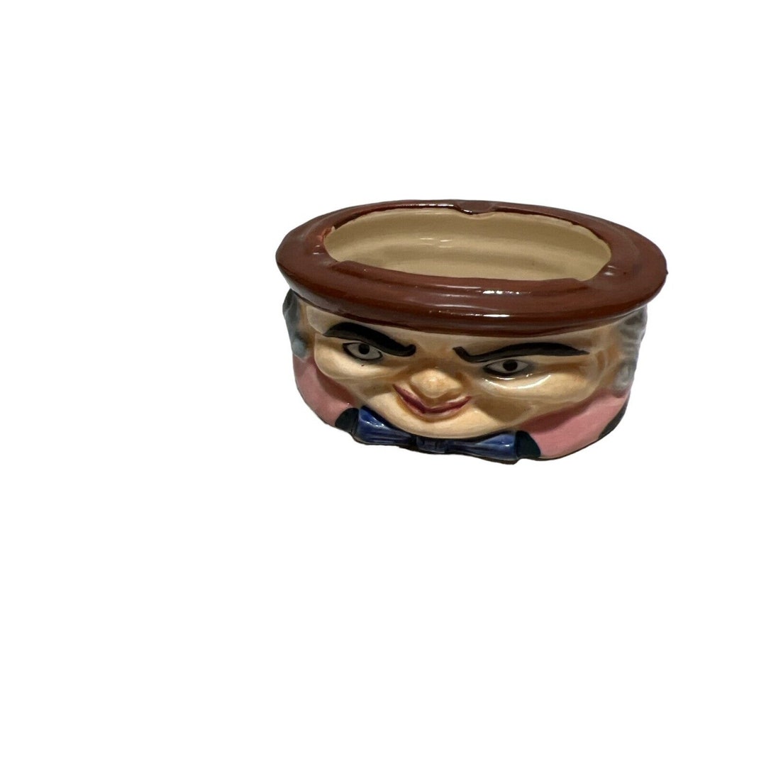 Toby Face Character Ashtray Japan Vintage - Etsy