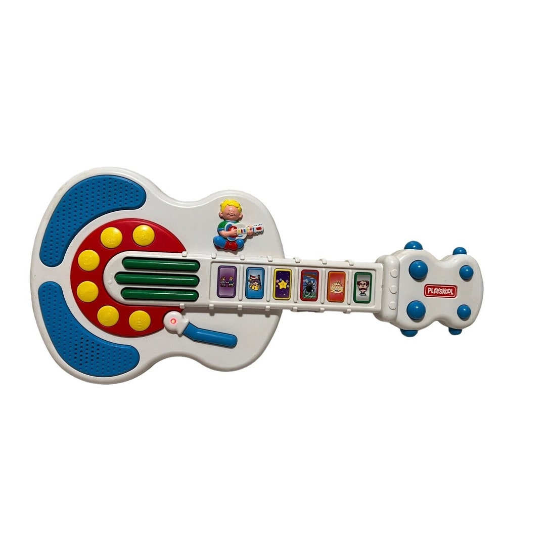 1997 Playskool First Tunes Talking Guitar PS660 Battery Operated Tunes ...