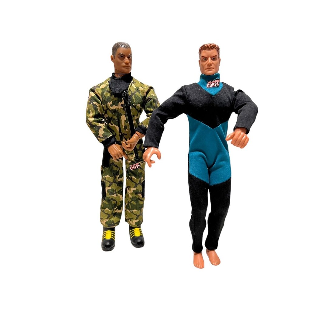 The Ultra Corps Posable Action Figures 11.5in Set of 2 Vintage Diver ...