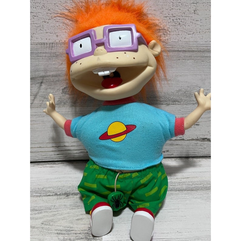 Nickelodeon Rugrats Scared Chuckie Finster Doll Pull String - Etsy