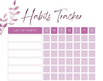 Consistency Tracker - Etsy