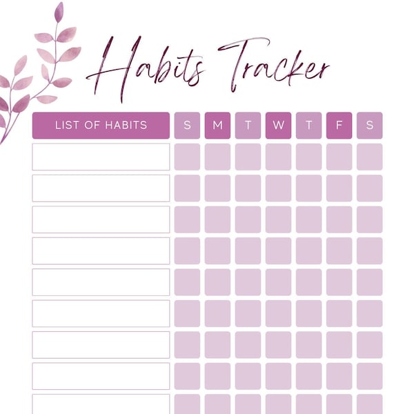 Consistency Tracker - Etsy