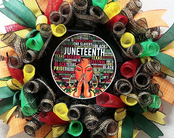 Juneteenth Wreath - Etsy