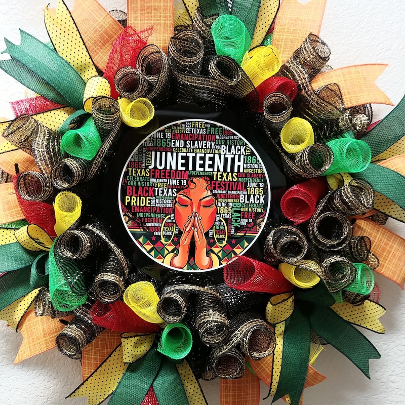 Juneteenth Outdoor Wreath - Etsy