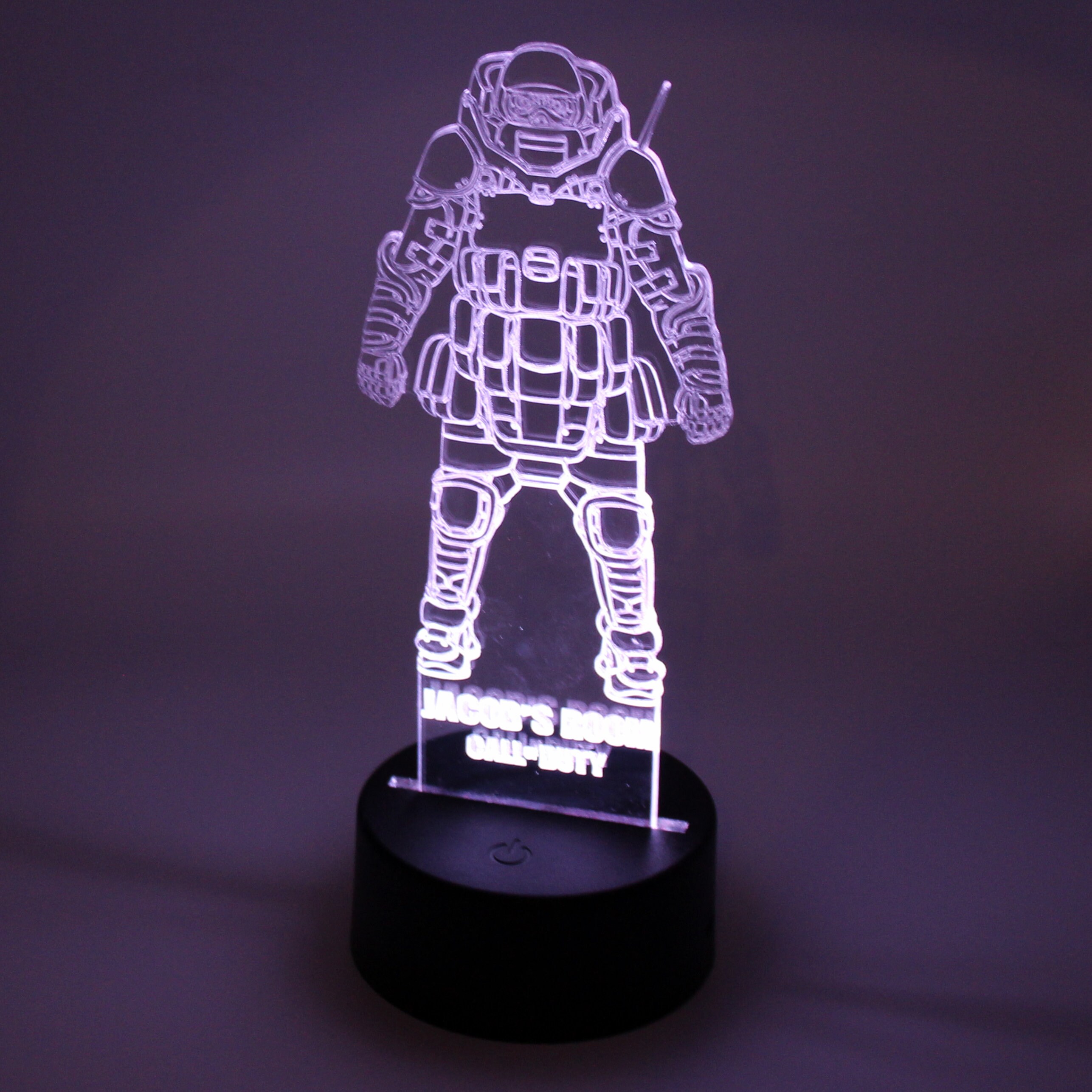 Personalised Call of Duty LED Multi-colour Illuminated Sign With Remote ...