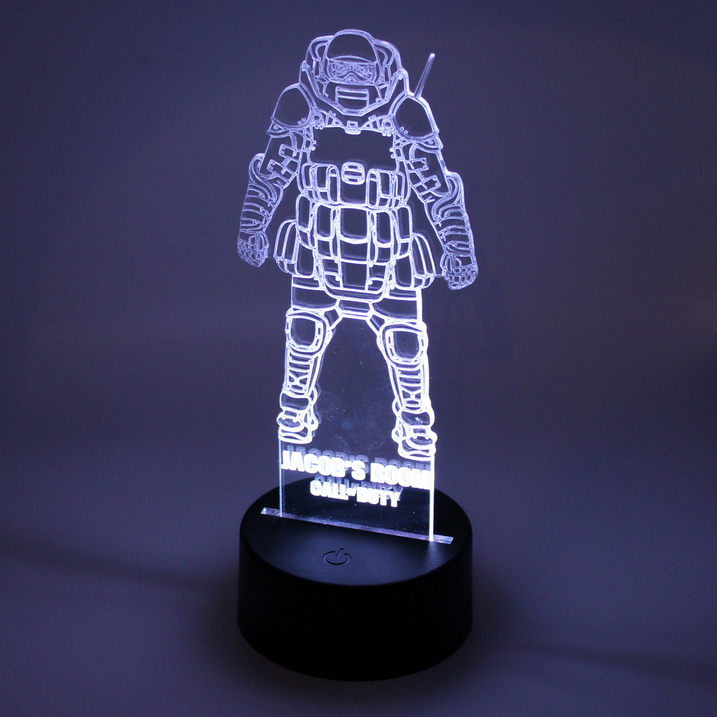 Personalised Call of Duty LED Multi-colour Illuminated Sign With Remote ...